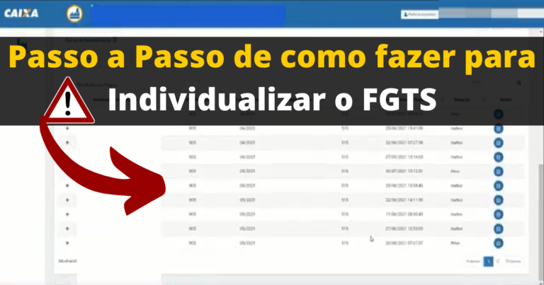 Confira passo a passo de como fazer para Individualizar o FGTS devido ... Confira passo a passo de como fazer para Individualizar o FGTS devido ...